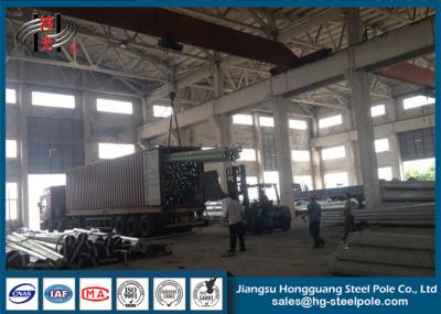 China Minimum Yield Strength 235 MPA Steel Utility Electrical Power Pole for sale