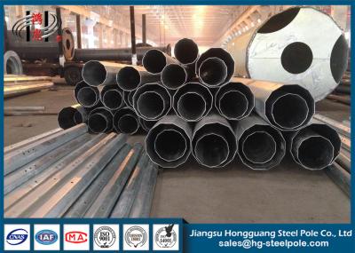 China 65FT Anti-corrosive Polygonal Steel Metal Utility Poles for Electric Power Line for sale