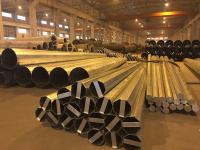 China 110kv Hot Dip Galvanized Steel Tubular Pole Suspension Tensile Pole For Transmission for sale