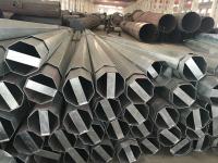 China Q345 Design Load 500kg Electrical Power Pole , ODM OEM Tubular Steel Pole for sale