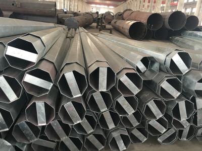 China Q345 Design Load 500kg Electrical Power Pole , ODM OEM Tubular Steel Pole for sale