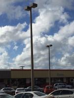 China Single Arm Q235 Steel Street Light Poles With Solar Panel for sale
