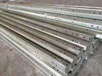 China Hot Dip Tapered Electric Steel Utility Tubular Pole For Mono Pole Tower for sale