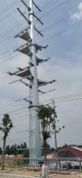 China 10KV-220KV Electric Power Galvanized Transmission Line Pole Tower for sale
