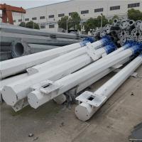 China Steel 50kN Electrical Power Pole 150km / H For Industrial Use for sale