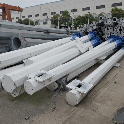 China Steel 50kN Electrical Power Pole 150km / H For Industrial Use for sale