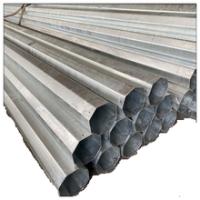 China 10kV Power Transmission Poles Hot Dip Galvanized 3 - 6 Tons for sale