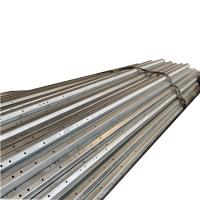 China Steel Electric Pillar Pole Screwed With 250MPa Yield Strength for sale