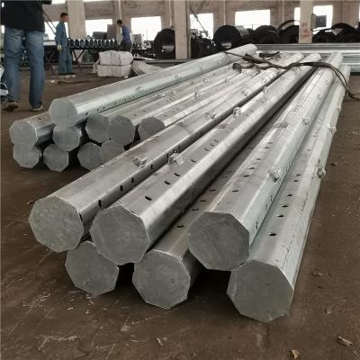 China Galvanized Steel Electric Pylon Pole Hot Dip 220V With 20% Elongation for sale
