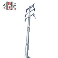 China 750kg Bolt-On Electrical Power Pole With Class C Corrosion Resistance for sale