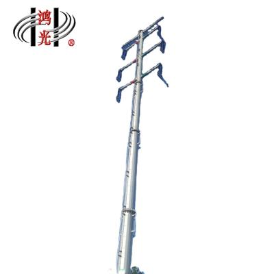 China Electric Steel Pole Class B 20m Height For Industrial for sale