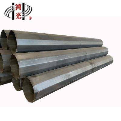 China Customized Steel Tubular Poles Hot-Dip Galvanized Street Lighting for sale