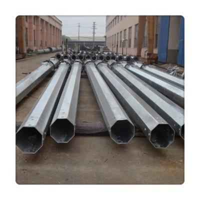 China Hot-Dip Galvanized Electric Pole Steel Tubular Variable Types for sale