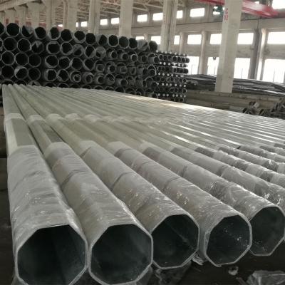 China Customized Steel Tubular Pole Variable Length And Diameter For Railway Electrification for sale
