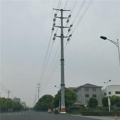 China High-Performance Tubular Steel Pole For Versatile / Power Transmission for sale