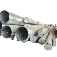China Variable Length Steel Tubular Pole For Energy Efficient Street Lighting for sale