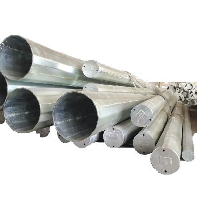 China Variable Length Steel Tubular Pole For Energy Efficient Street Lighting for sale