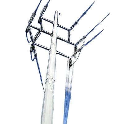 China Painting Variable Diameter Tubular Steel Pole Hot-Dip Galvanized for sale