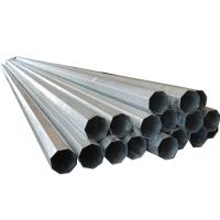 China Variable Thickness Tubular Steel Transmission Pole With Painting for sale