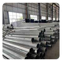 China Hot Dip Galvanizing Electrical Transmission Pole For Challenging Weather Conditions for sale
