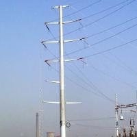 China Variable Steel Tubular Pole Customized For Strong / Sturdy Construction for sale