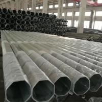 China 9 Mtr Hot Dip Galvanized Steel Tubular Pole For Variable Length Requirement for sale
