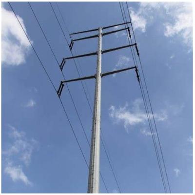 China Customized Hot Dip Galvanized Steel Tubular Pole For Enhanced Strength And Durability for sale