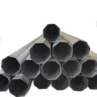China JSHG Hot Dip Steel Tubular Pole Thickness 4-10mm Galvanized Electric Power Pole for sale