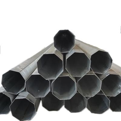 China JSHG Hot Dip Steel Tubular Pole Thickness 4-10mm Galvanized Electric Power Pole for sale