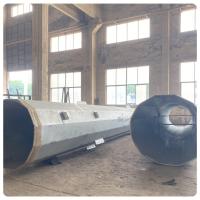China Hot Dip Galvanized Steel Power Poles For Transmission Line With Bitumen for sale