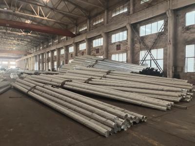 China Galvanized Power Transmission Poles Bituminous Protection Q235 Q345 Q460 for sale