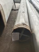 China 69kv Hot Dip Galvanized Q460 Metal Pole For Transmission Line Project for sale