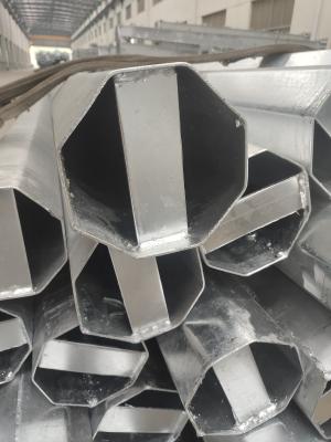 China The Length of 10m -30m Polygonal Steel Pole Manufacturer, Hot Dip Galvanized for sale