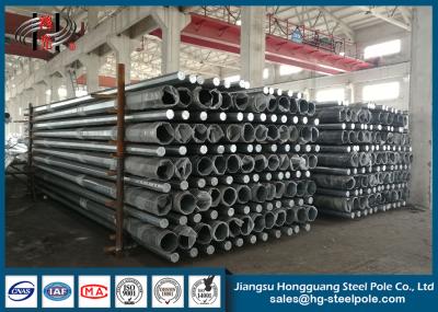 China 350 Dan Octagonal Galvanized Steel Pole For Transmission Line Overhead Project for sale