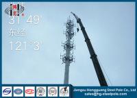 China Hot Roll Steel Q235 Telecommunication  Towers Anti - Corrosion  With Four Platformss for sale
