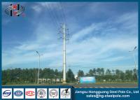 China 15-30M Conical Electrical Power Pole Tapered Steel Pole With Easy Installation for sale