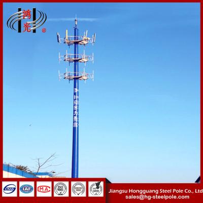 China Round Or Square Galvanized Steel Pole For Long Lasting Lighting Performance for sale