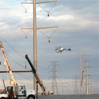 China 220KV  Overhead Transmission Electrical Power Pole for sale