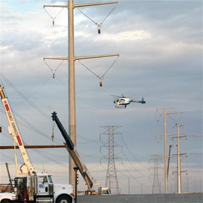 China 220KV  Overhead Transmission Electrical Power Pole for sale