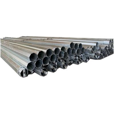 China 10M Tubular Galvanized Steel Power Pole for Electrical Transmission with Hot-dip Galvanized Finish for sale
