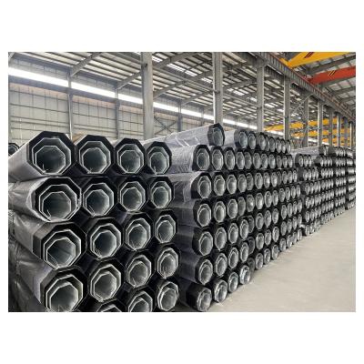 China 69KV Voltage Grade Electrical Steel Utility Pole with AWS D 1.1 Welding Standard and ISO9001-2008 Certification for sale