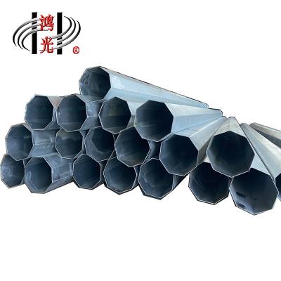 China Hot-Dip Galvanized Electrical Power Pole with 10-Year Warranty and 5-15m Height ISO9001-2008 Certified for sale