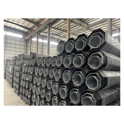 China Hot Dip Galvanized Steel Power Pole with 5-15m Height Easy Installation and 10-Year Warranty for sale