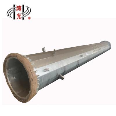 China Customized Hot Dip Galvanized Electric Power Steel Pole with 10-Year Warranty and 5-15m Height for sale