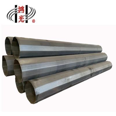 China Hot-dip Galvanized Steel Power Pole with 10-Year Warranty and 16m Once Forming for Transmission Lines ISO9001-2008 Certified for sale