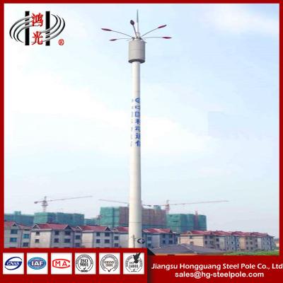 China Steel Tubular Pole with ±2% Tolerance Flange Connection and More Than 25 Years Lifespan for Heavy Duty Support for sale