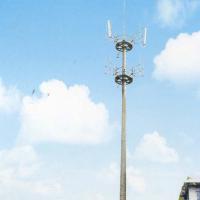 China 35m Commercial Outdoor High Mast Poles with Lifting System ISO9001 Approval for sale