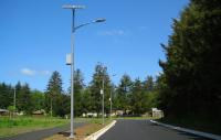 China Hot Dip Galvanized 8M Double Arms Outdoor Street Lamp Post for Square Lighting for sale