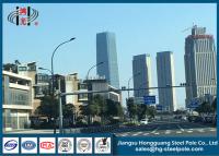 China LED High Mast Lamp Pole Street Lighting Poles With Hot Dip Galvanization for sale