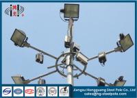 China 35m Commercial Outdoor High Mast Poles with Lifting System ISO9001 Approval for sale